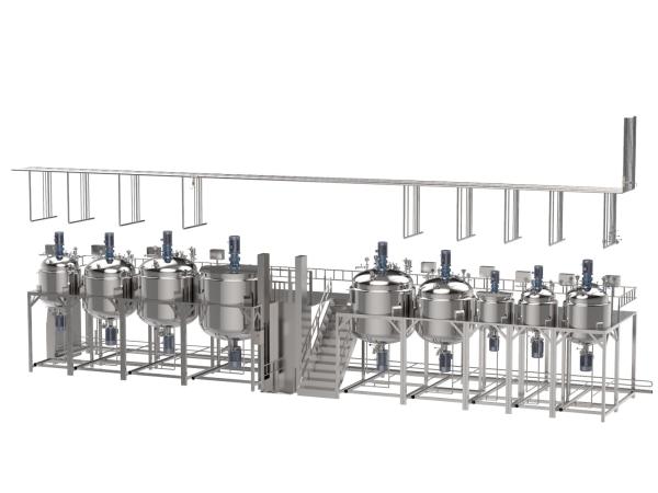 Quality Including Weight System Vacuum Liquid Homogenizer For Daily Chemical for sale
