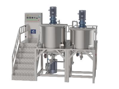 중국 고속 화장품 믹서 헤어 염색 샴푸 진공 균질기 유화기 믹서 페이스 크림 바디 로션 제조 혼합 기계 판매용