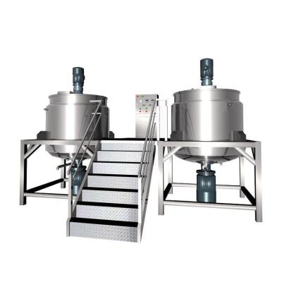 China Gel Cream Lotion Ointment vacuum homogenizer Emulsifying Mixer Making machine for sale