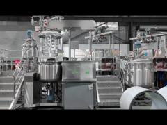 SS316L Mayonnaise Manufacturing Machine Vacuum Emulsifying Mixer 50-5000L