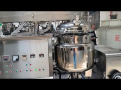 Automatic Vacuum Homogenizer Machine Frame Type Scraper Blender For Skin Care Body Lotion