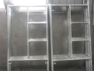 China Sistema personalizado do andaime do quadro montado facilmente com as cintas da cruz do andaime à venda