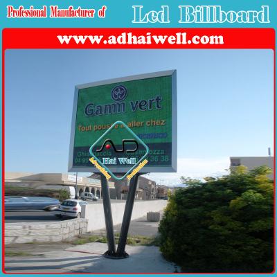 China High Brightness P12 Outdoor Full Color Advertising LED Billboard for sale