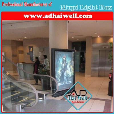 China Advertising Aluminum Scrolling Double Side Light Box Mupi for sale