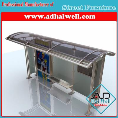 China Outdoor Furniture Bus Stop Shelter for sale