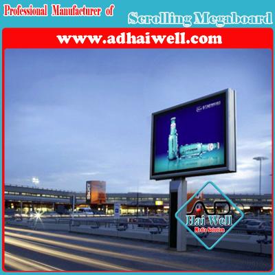 China Megaboard Scrolling Billboard Advertising (W 3.2 M X H 2.2M) for sale