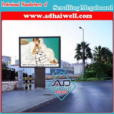 China Traffic Scrolling Billboard with Spde 76ae Scrolling System for sale