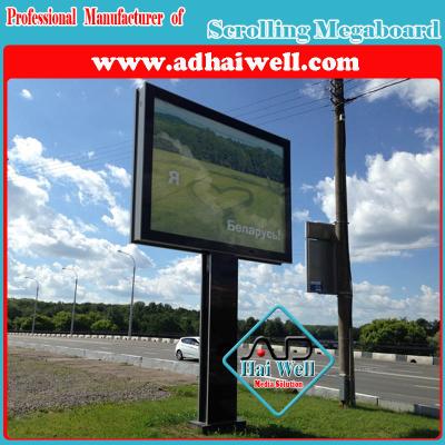 China Large Scrolling Light Box Billboard for sale