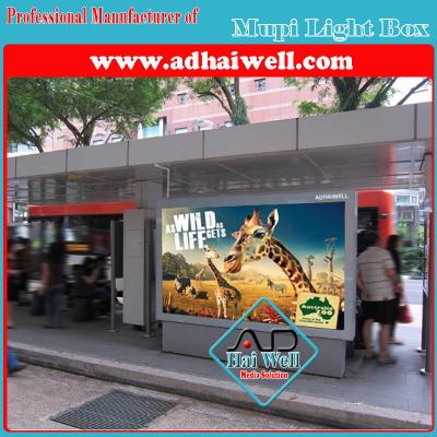 China Lateral LED Scrolling Outdoor Light Box on Street for sale