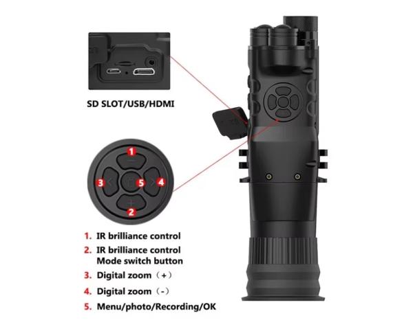 Quality IR High Definition NV789 color night vision scope clip on scope night vision for sale