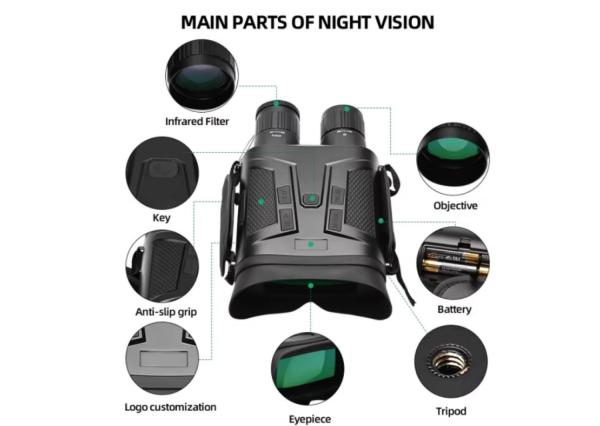 Quality NV800SL Rangefinder Binoculars 5x Optical & 10x Digital Zoom 2K/36MP Imaging for sale