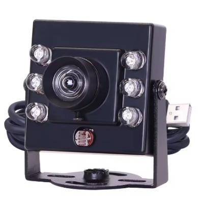China Night Vision Camera With Distortionless Lens IR850 CMOS Sensor Infrared Full HD UVC Plug&Play Mini USB Camera Module for sale