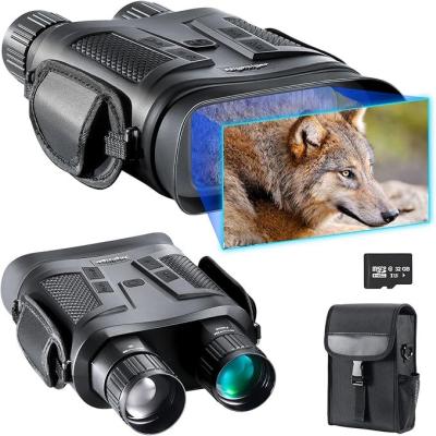 China Professional Night Vision Binoculars with 1200m Viewing Range 2K Video Recording and 10X Digital Zoom for Outdoor Adventures for sale