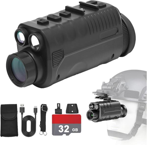 Quality NVG40 Digital Night Vision Monocular with 4K Video Dual IR Illumination and Helmet Mounted for Hunting and Tactical Use for sale