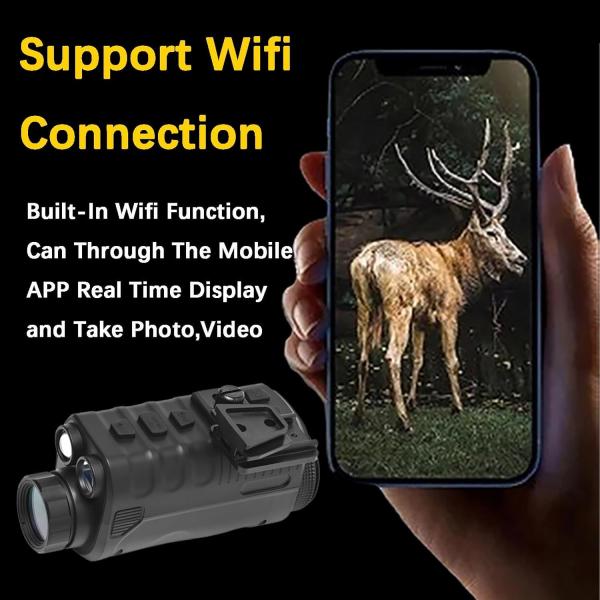 Quality NVG07s Night Vision Monoculars with 4K Recording, Switchable IR (850nm/940nm), and OLED Display for Hunting & Security for sale
