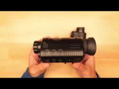 Occhiali di visione notturna a infrarossi NVG07S con lente obiettiva da 25 mm con risoluzione video 4K