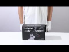 NV8300 大人用ヘッドマウント型暗視ゴーグル、4K 3Dビジュアルデジタル暗視双眼鏡、ヘッドストラップと32GBメモリカード付き、7段階赤外線、8倍デジタルズーム