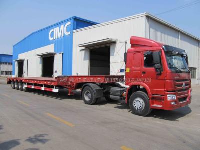 China Low-bed Semi-trailer for sale