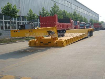 China Low-bed Semi-trailer for sale