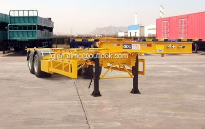China 2-Axles Skeleton Container Semi-trailer for sale