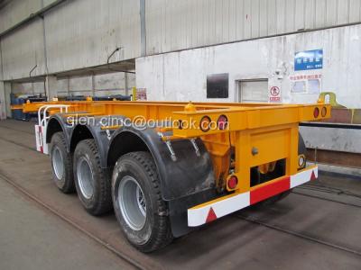 China 3-Axles Skeleton Container Semi-trailer for sale