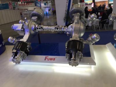 China Axle, FUWA Axle, JOST Axle, BPW Axle, Single Point Axle, Two Axles one Line for sale
