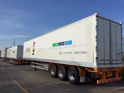China Refrigerated Semi-trailer, Reefer Trailers, Reefer Vans, Vans Trailers, 3-Axles Refrigerated Trailer for sale