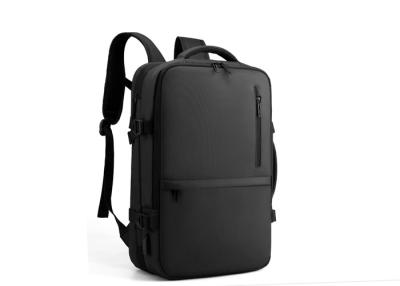 China Smart USB Laptop Backpack Custom Logo 20L-39L Black / Grey For Men for sale