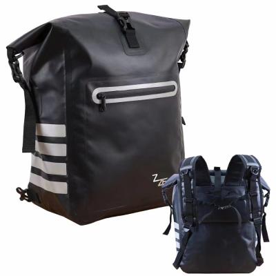 Cina 500D PVC Tarpaulin Bike Seat Tail Trunk 20L Borsa portapacchi posteriore per bicicletta impermeabile in vendita