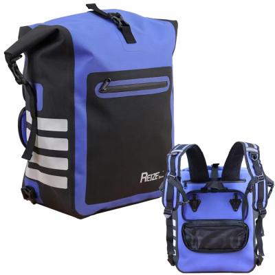 Cina 500D PVC Tarpaulin Bike Seat Tail Trunk 20L Borsa portapacchi posteriore per bicicletta impermeabile in vendita