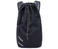 China Customized Polyester Sport Ball Backpack Waterproof Drawstring Mesh Backpack for sale