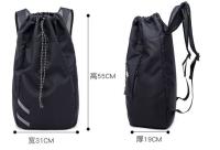 China Customized Polyester Sport Ball Backpack Waterproof Drawstring Mesh Backpack for sale