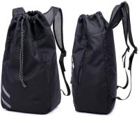 China Customized Polyester Sport Ball Backpack Waterproof Drawstring Mesh Backpack for sale