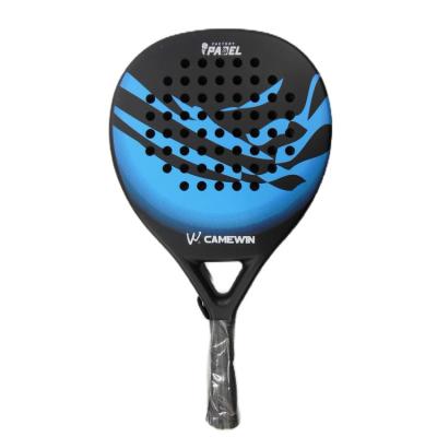 China Ronde padel tennis racket 50% koolstof 38 mm Sport accessoires op maat Te koop