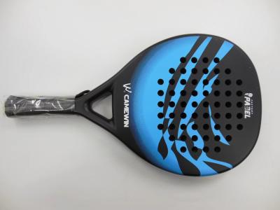 China Ronde padel tennis racket 50% koolstof 38 mm Sport accessoires op maat Te koop