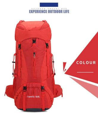 China Internal Frame Featherweight Walking Knapsack With Reflective Printing for sale