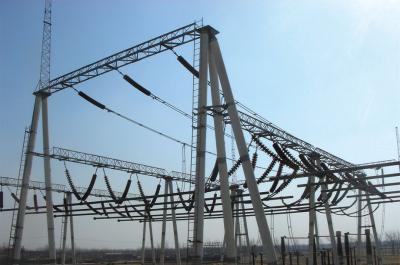 China CZ-Electric Steel Frame Structure Galvanized Power   Polygonal Distribution Substation for sale