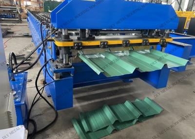China 7.8T Metal Sheet Roof Roll Forming Machine 5.5kw Standing Seam Roller for sale