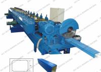China Rain Spout ERW Pipe Making Machine 5.5kw Downspout Roll Forming Machine 0.8-2.5mm for sale