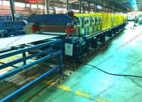 China PLC Automatic Metal Roof Roll Forming Machine 75mm Shaft 20 Stations for sale