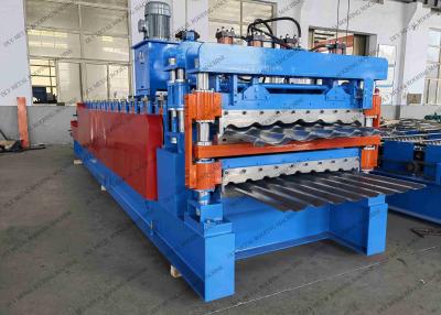 Cina Automatic 75mm 1250mm Gi Sheet Roll Forming Machine Plc Control in vendita