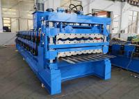 China Double Layer Roofing Sheet Roll Forming Machine 380V 5.5KW 0.3-0.8mm for sale