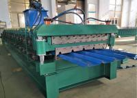 China Double Layer Roll Forming Machine 7.5kw 380V PLC Automatic Metal Roofing Sheet Former for sale