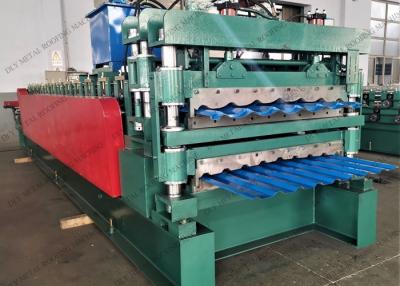 Cina rotolo di doppio strato 50Hz che forma il tetto del metallo della macchina 7500Mm che forma attrezzatura in vendita
