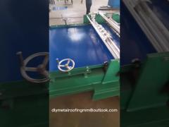 6 Ton Metal Roofing Machine Automatic PPGI Steel Sheet Making Equipment