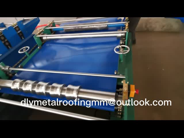 Trapezoidal 3phases Roof Roll Forming Machine Plc Control System
