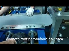 Automatic 50hz Chain Drive Glazed Tile Making Machine Metal Roofing Roller 0.8mm