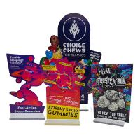 Quality Recyclable Custom Table Talkers Lightweight A5 Table Talkers Water Resistant for sale