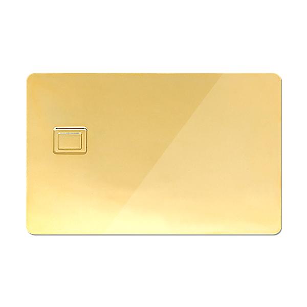 Quality Blank Custom Metal Business Cards Glossy / Matte EMV Chip Cards For Laser Engraving And Printing for sale
