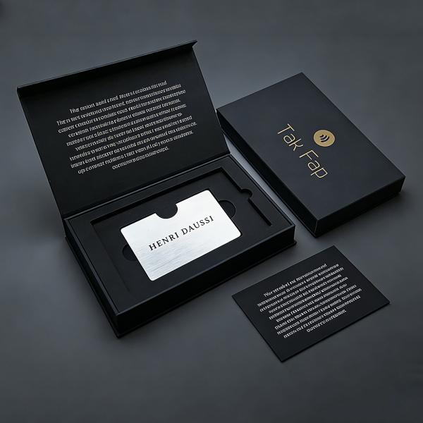 Quality Gloss / Matte Custom Metal Business Cards Black Metal Gift Cards for sale